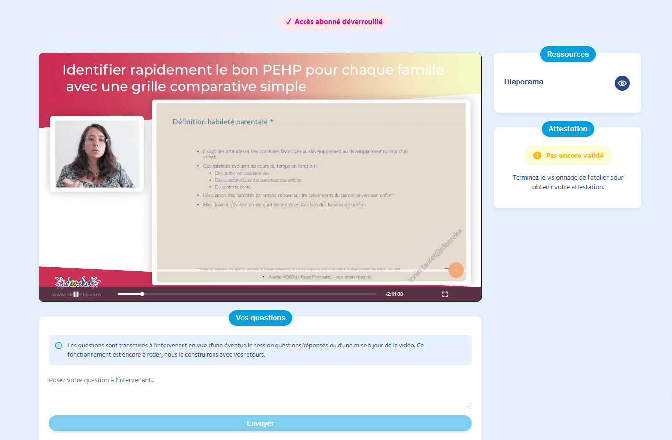 Démonstration atelier 2025